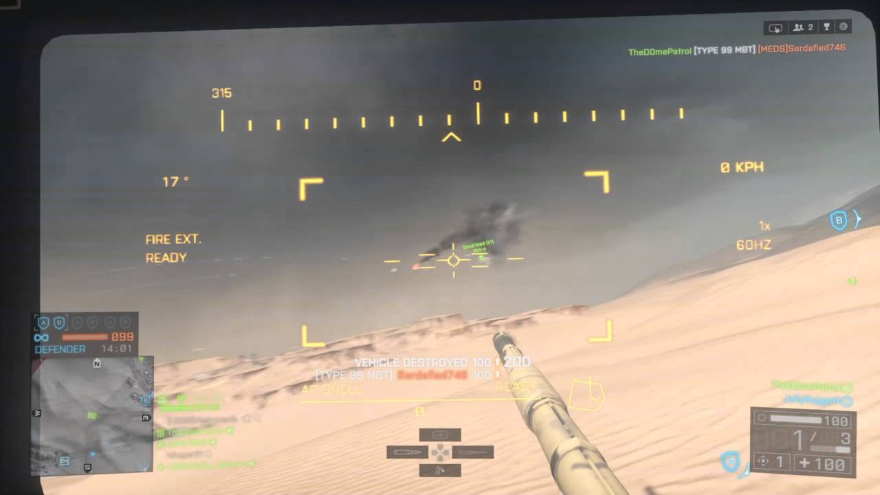 Battlefield 4 Tank Shoots Down A 10 Youtube