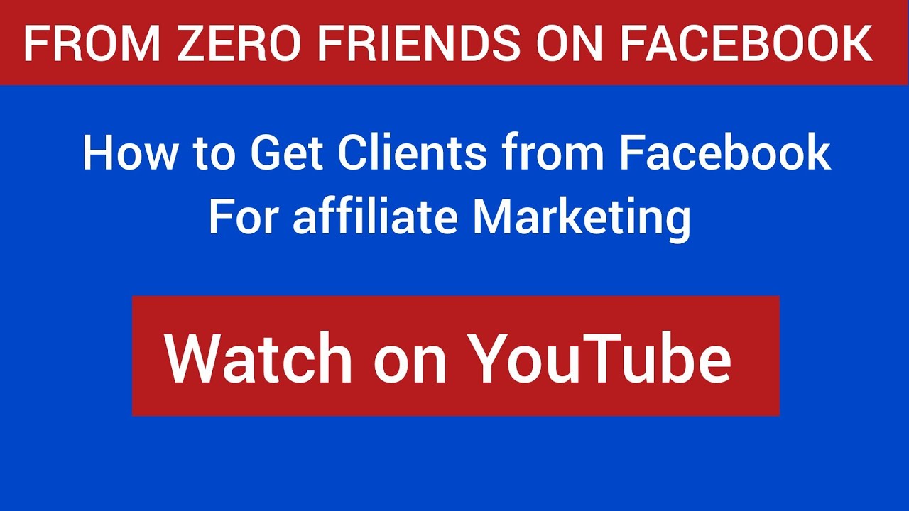 HOW TO GET PROSPECTS FROM FACEBOOK :- START AND GROW YOUR FACEBOOK ...
