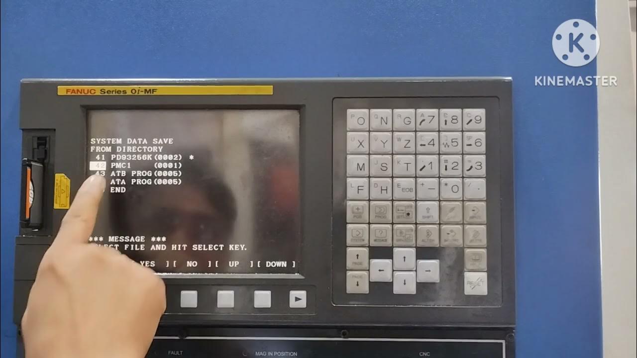 How to take BACK UP of PLC OR PMC IN FANUC. हिन्दी में। - YouTube