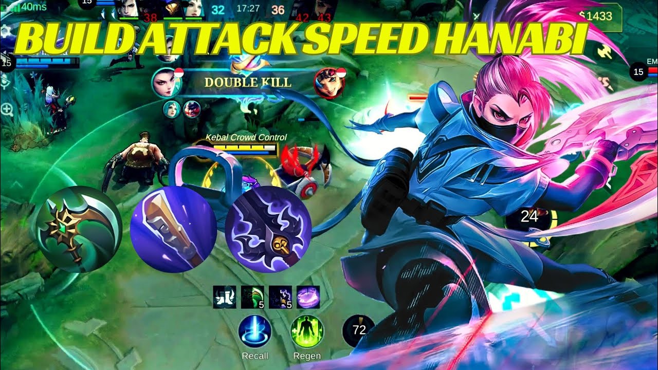 Build Attack Speed Hanabi, sudah berjuang tapi tetap nggak ngangkat tim ...