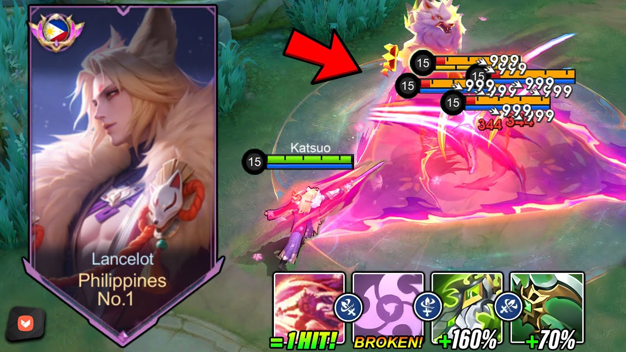 LANCELOT IS FINALLY BACK!? 💀 LANCELOT BEST BUILD & EMBLEM 2025 ...