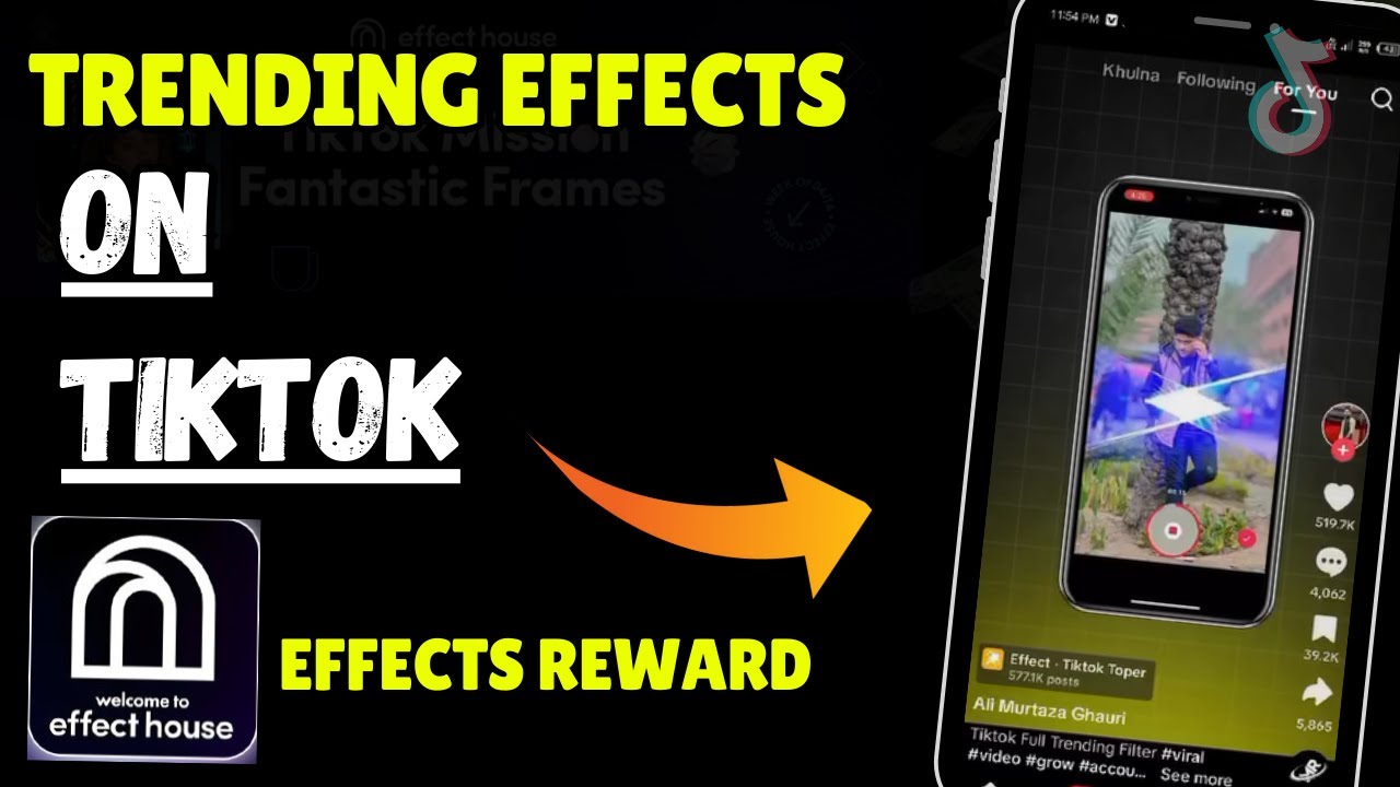 Trending Effects On Tiktok || Tiktok Effects House || Tiktok effect ...