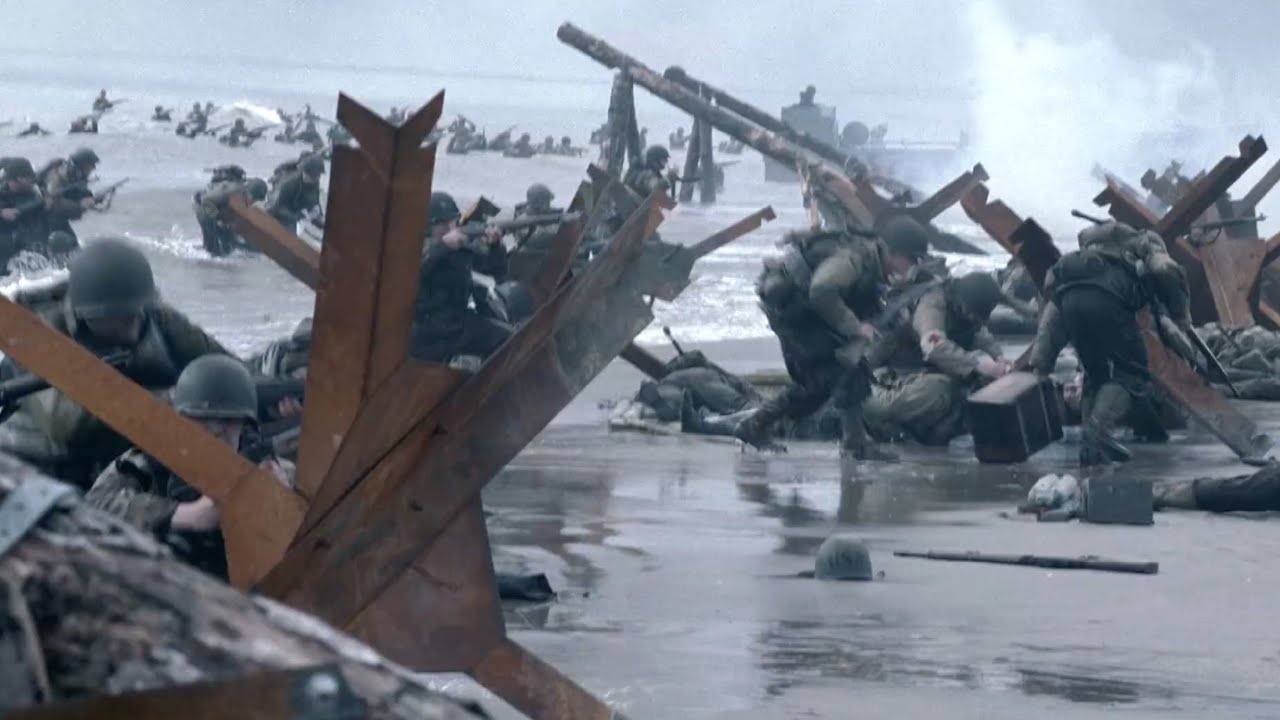 D-Day Omaha Beach - The First Wave - YouTube