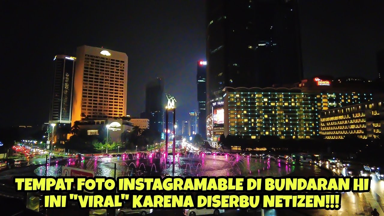 VIRAL! INI TEMPAT WISATA FOTO BARU DI HALTE BUSWAY BUNDARAN HI ...