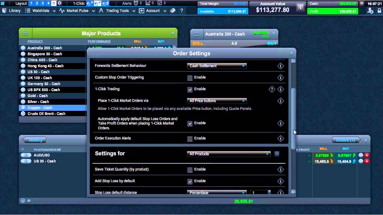 1-Click Trading with CMC Markets Next Generation trading platform - YouTube