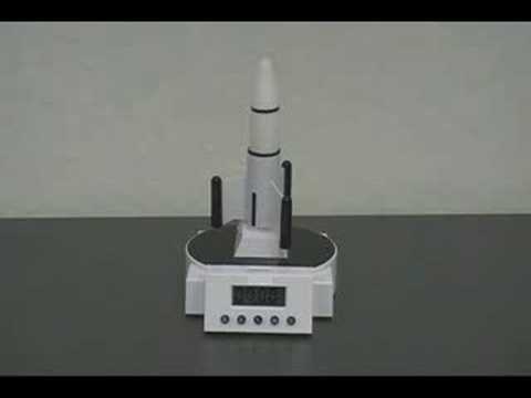 Rocket Alarm Clock - YouTube