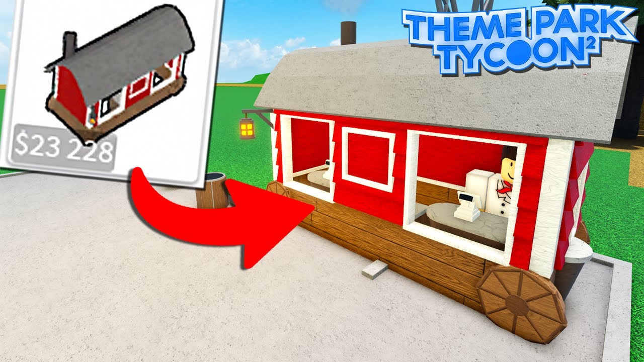 I Built a Park Using *ONLY* Blueprints In Theme Park Tycoon 2! - YouTube