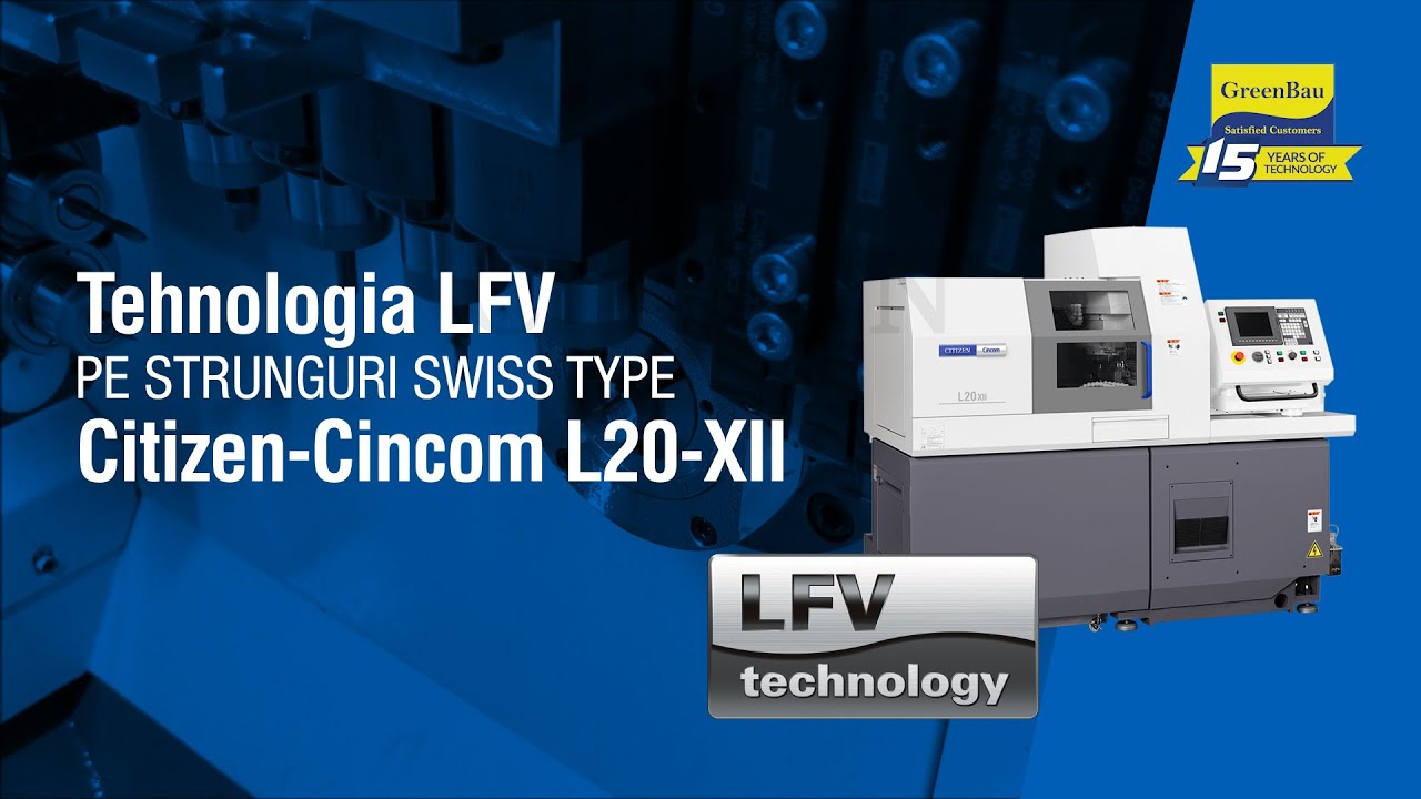 TEHNOLOGIA LFV PE STRUNGURILE SWISS TYPE CINCOM-CITIZEN - YouTube