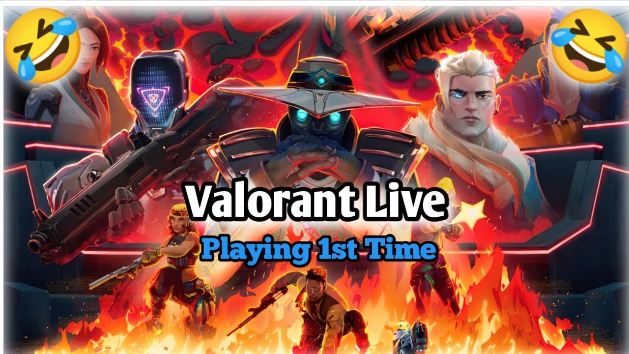 Valorant Live || Playing First Time || Playing Valorant First Time on ...