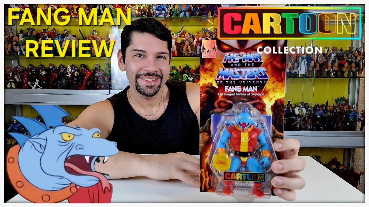 FANG MAN CARTOON COLLECTION ACTION FIGURE REVIEW! MASTERS OF THE ...