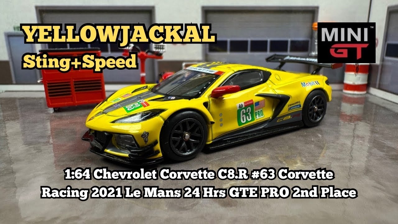 Unboxing Mini GT Chevrolet Corvette C8.R #63 Corvette Racing 2021 Le ...