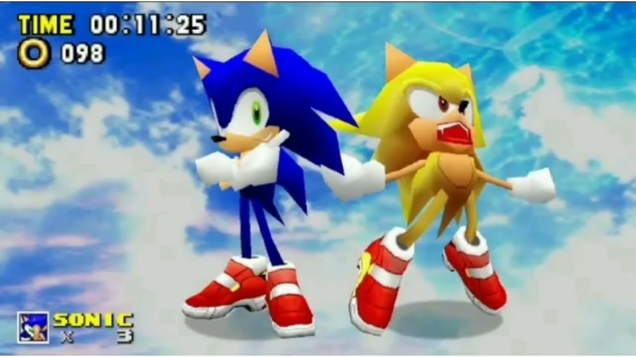 El modelo 3d del mod de sonic adventure 2 perdido srb2 - YouTube