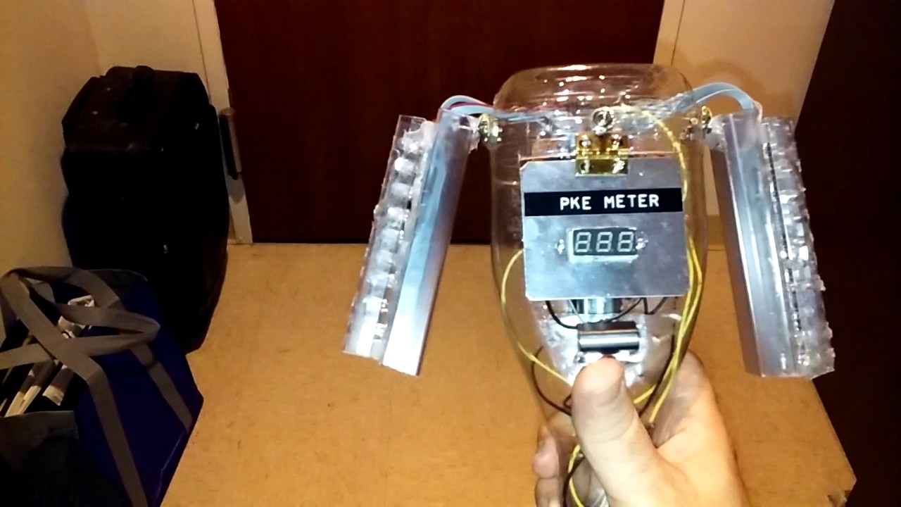 Home made ghost buster pke meter - YouTube