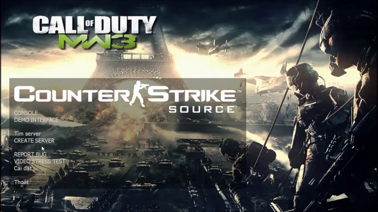 Counter Strike Source MW3 | Model Gun | Sound | Animation !!! - YouTube