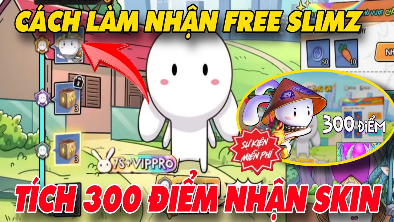Liên Quân Cách Nhận Free Skin Slimz Thỏ Bảy Màu Và Full 300 điểm Thỏ Ăn ...