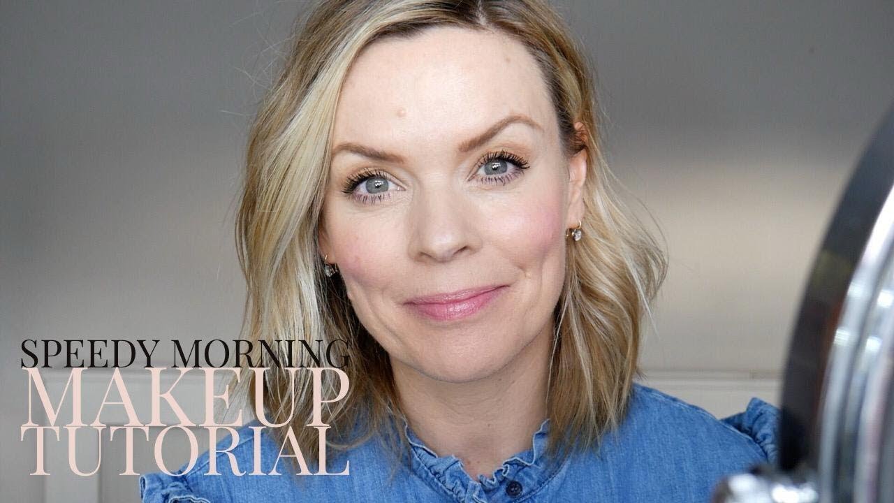 Speedy Morning Makeup Tutorial - YouTube