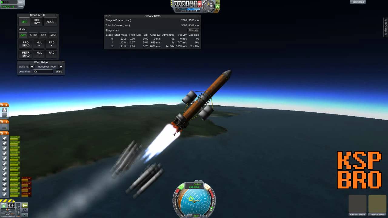 Massive Interplanetary Station + Fuel Docking - KSP BRO! - YouTube