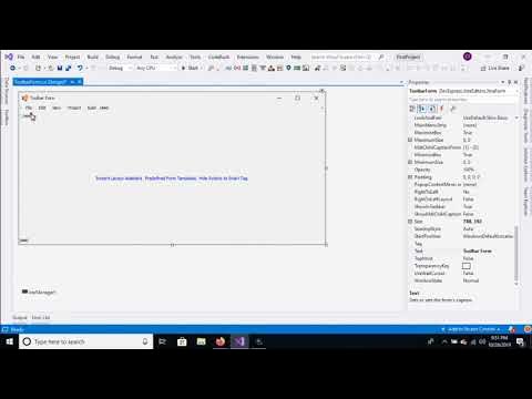 11 Creating Toolbars using DevExpress - YouTube