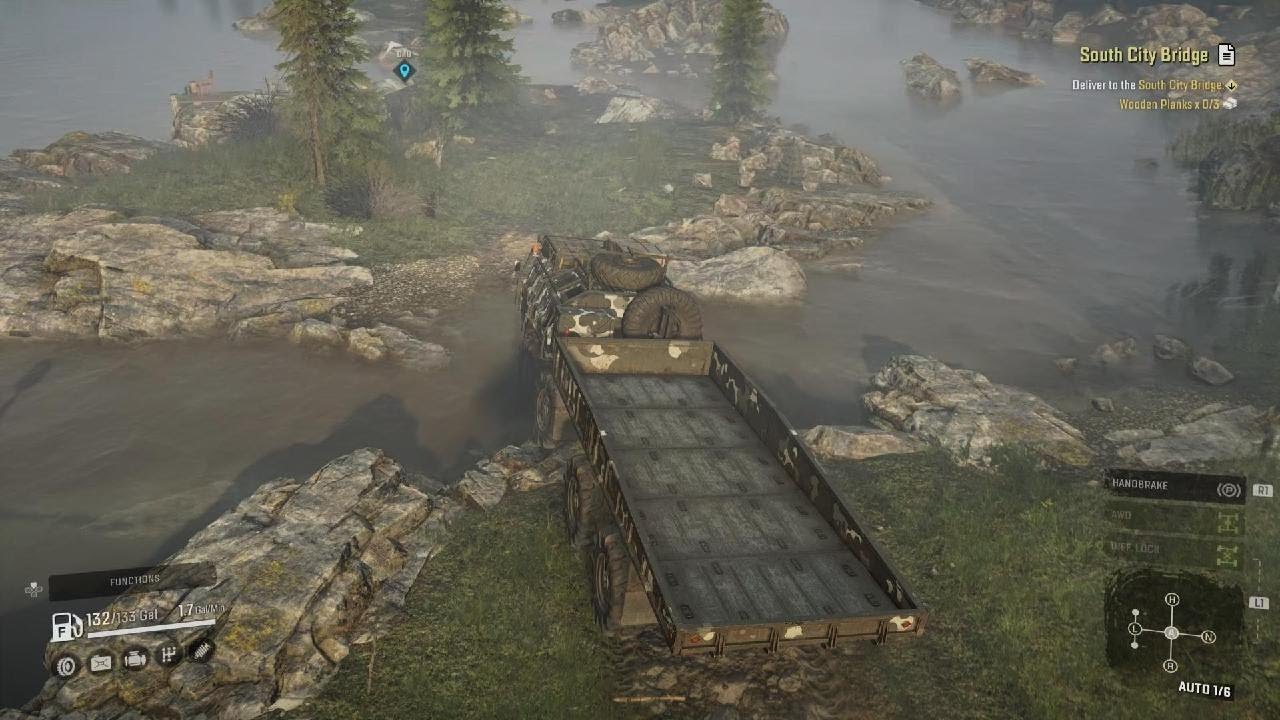 SnowRunner | South City Bridge on Duncan Bay - YouTube