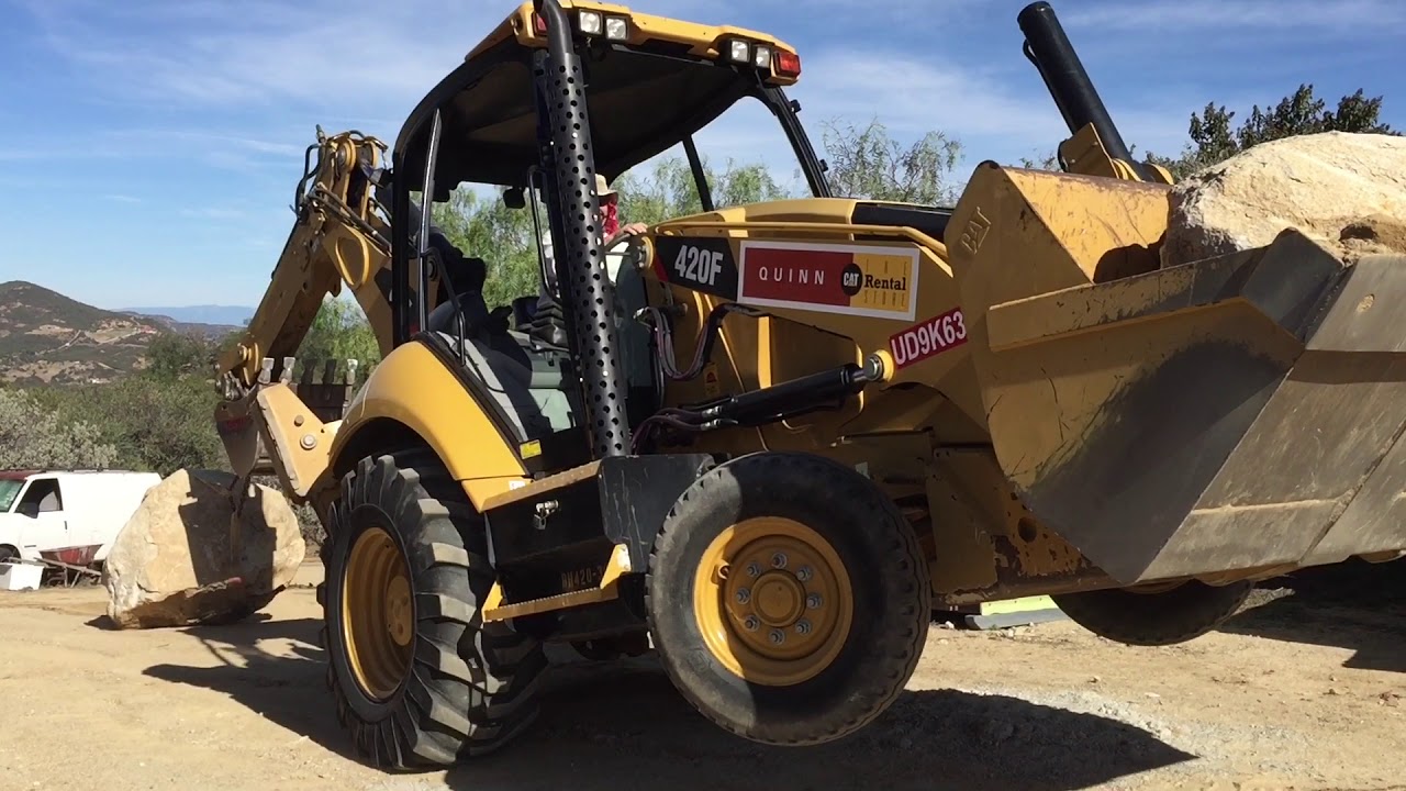 366 Moving large boulder - YouTube