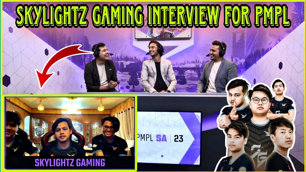 Skylightz Gaming Interview After Becoming 'BEST' Nepali Team in PMPL ...
