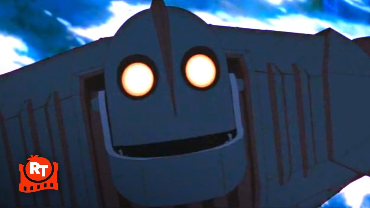 The Iron Giant - I Am Superman Scene - YouTube