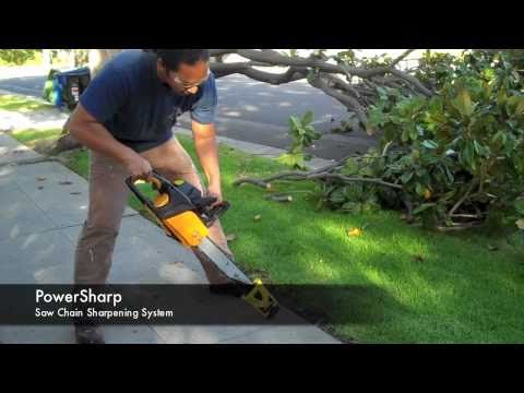 PowerSharp Chain Saw Sharpening Kit - YouTube