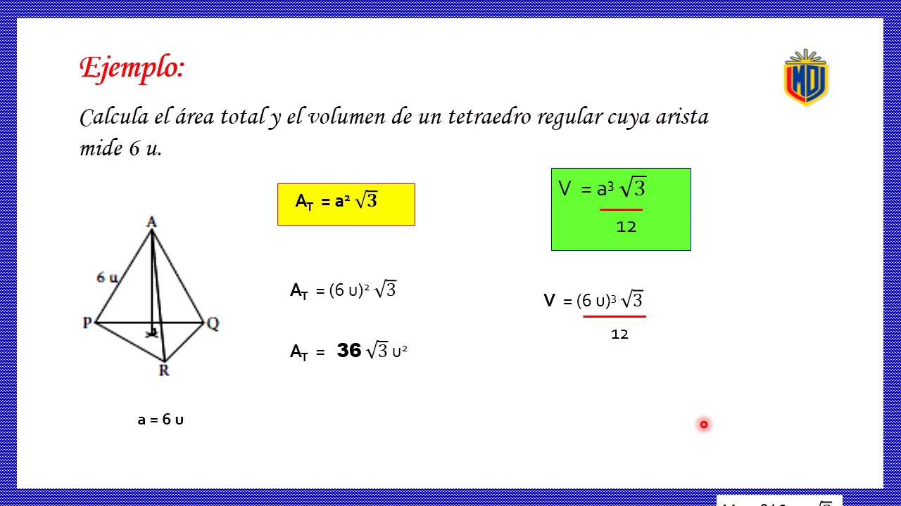 SÓLIDOS GEOMÉTRICOS: EL TETRAEDRO 6º - YouTube