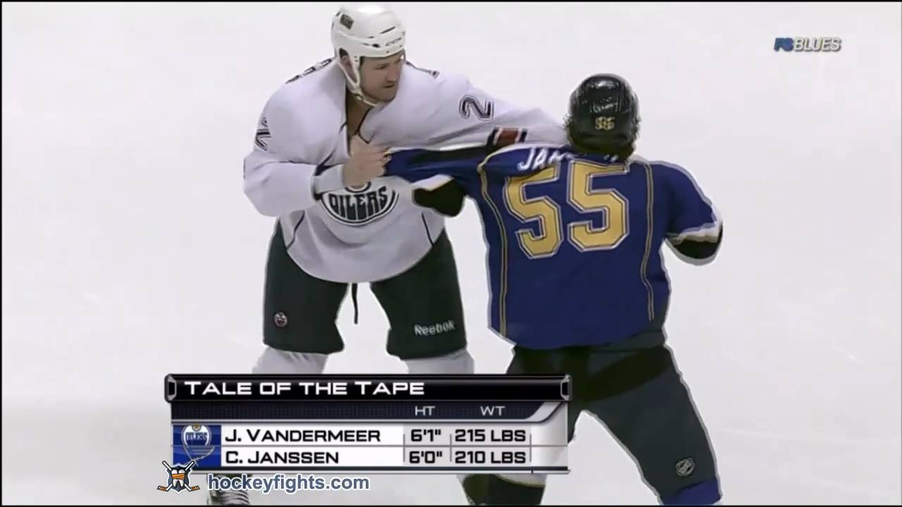 Jim Vandermeer vs Cam Janssen Mar 24, 2011 - YouTube