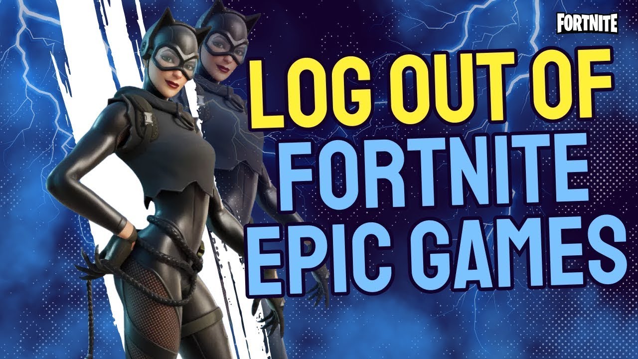 How to Log Out of Fortnite Epic Games Account | Fortnite Tutorial (2025 ...