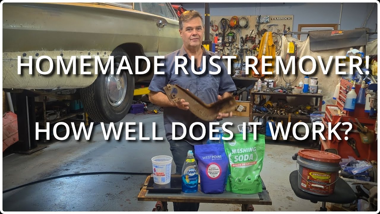 Ultimate HOMEMADE Rust Remover! Better than (EvapoRust)? - YouTube