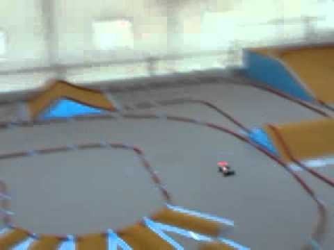 new IBR indoor carpet track for electric rc 1/10 off road - YouTube