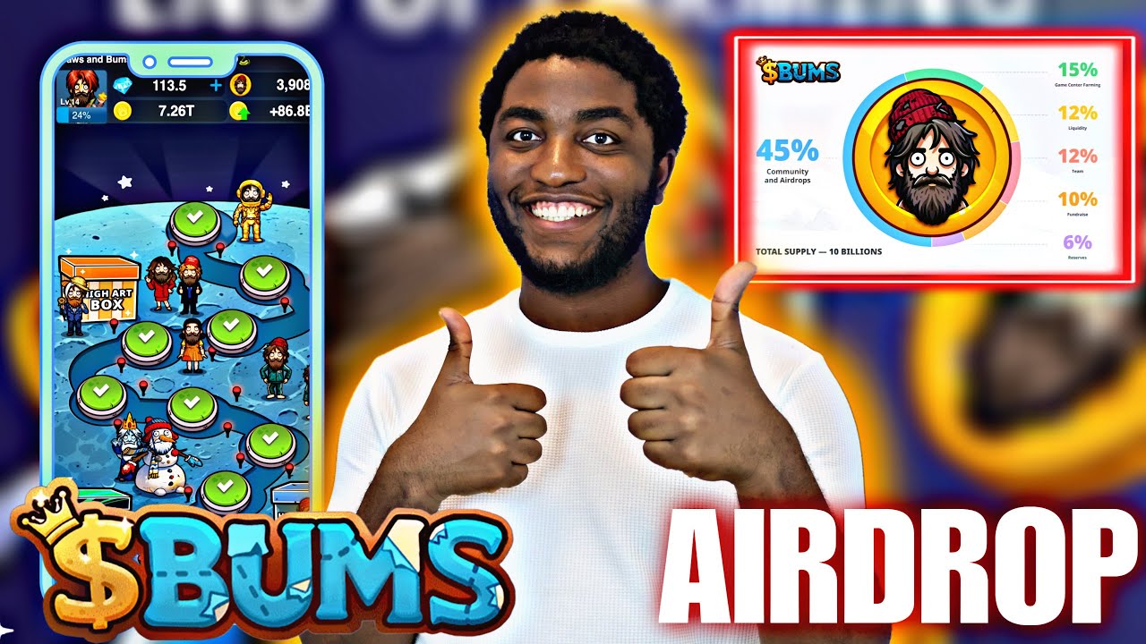 BUMS Airdrop: Final Mining Alert + FULL Tokenomics Breakdown Before TGE ...