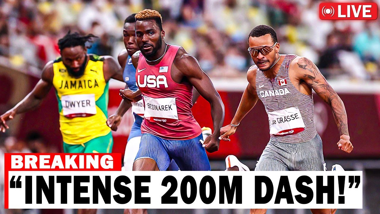 EPIC BATTLE: Noah Lyles vs. Andre De Grasse in the 200m Dash - YouTube