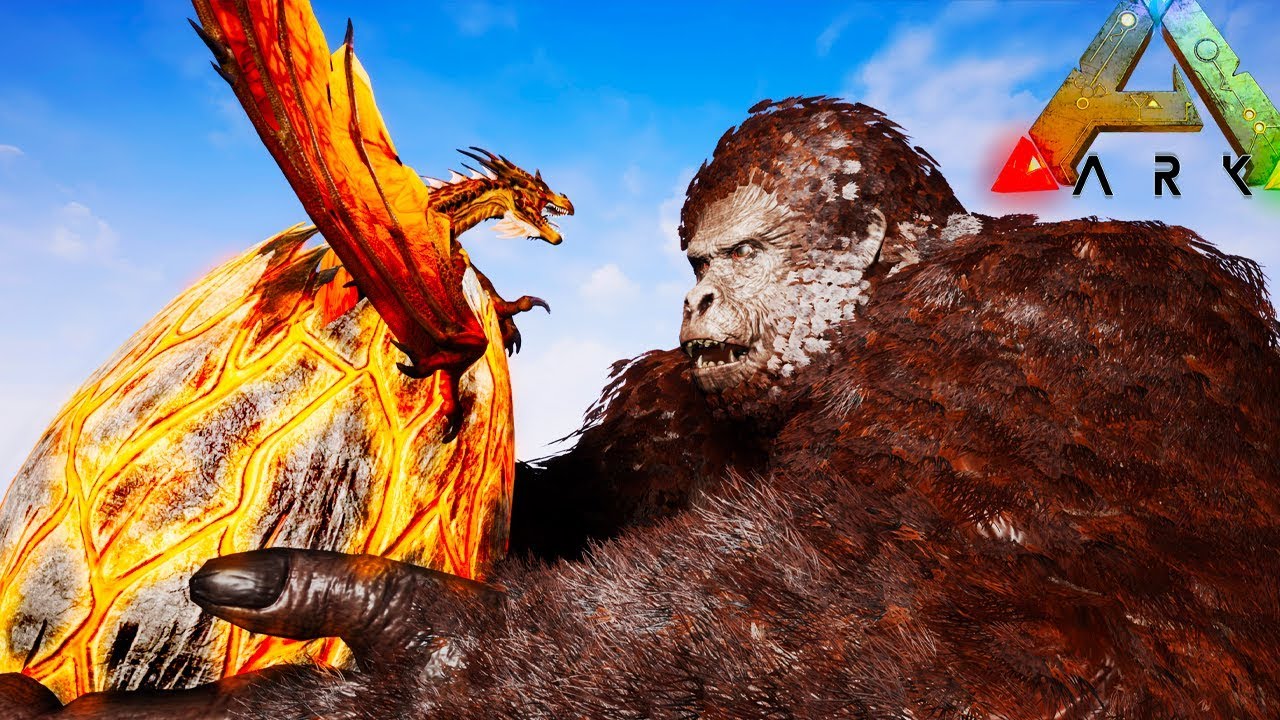 NEW Ark Play As Dino APE WYVERN TRENCH RAIDING! (4) - Ark Survival ...