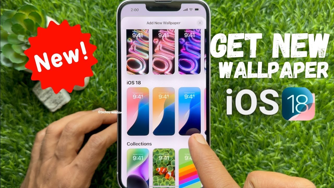 How to Get New Wallpaper on iOS 18: Step-by-Step Guide! - YouTube