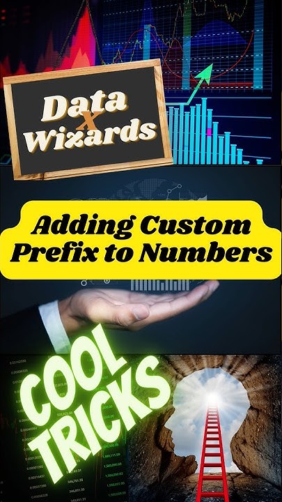 Excel Trick - 5 | Adding Custom Prefix to Numbers - YouTube