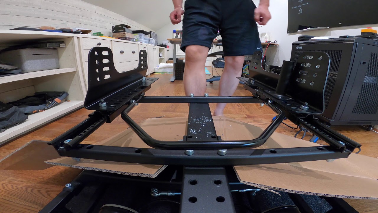 DOFR ButtKicker mount - YouTube