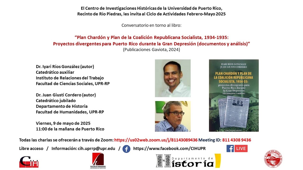 Plan Chardón y Plan de la Coalición Republicana Socialista, 1934-1935 ...