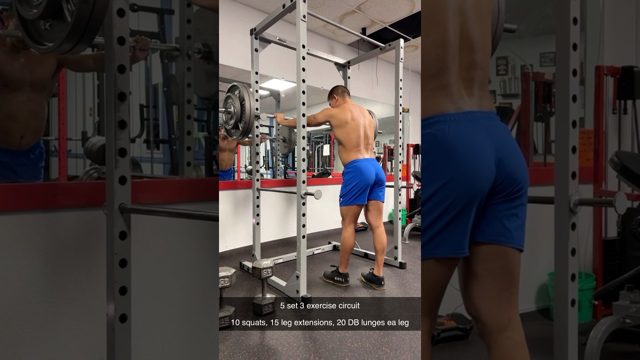 Leg Day Circuit Training Exercise - YouTube