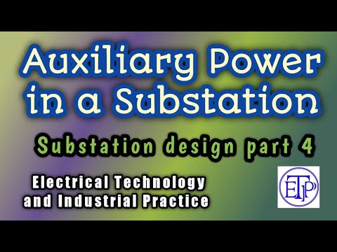 Auxiliary power of substation|Substation design part 4 - YouTube