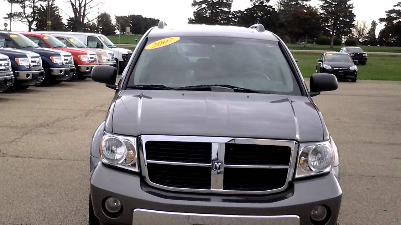 2007 Dodge Durango Limited Walk Around - YouTube