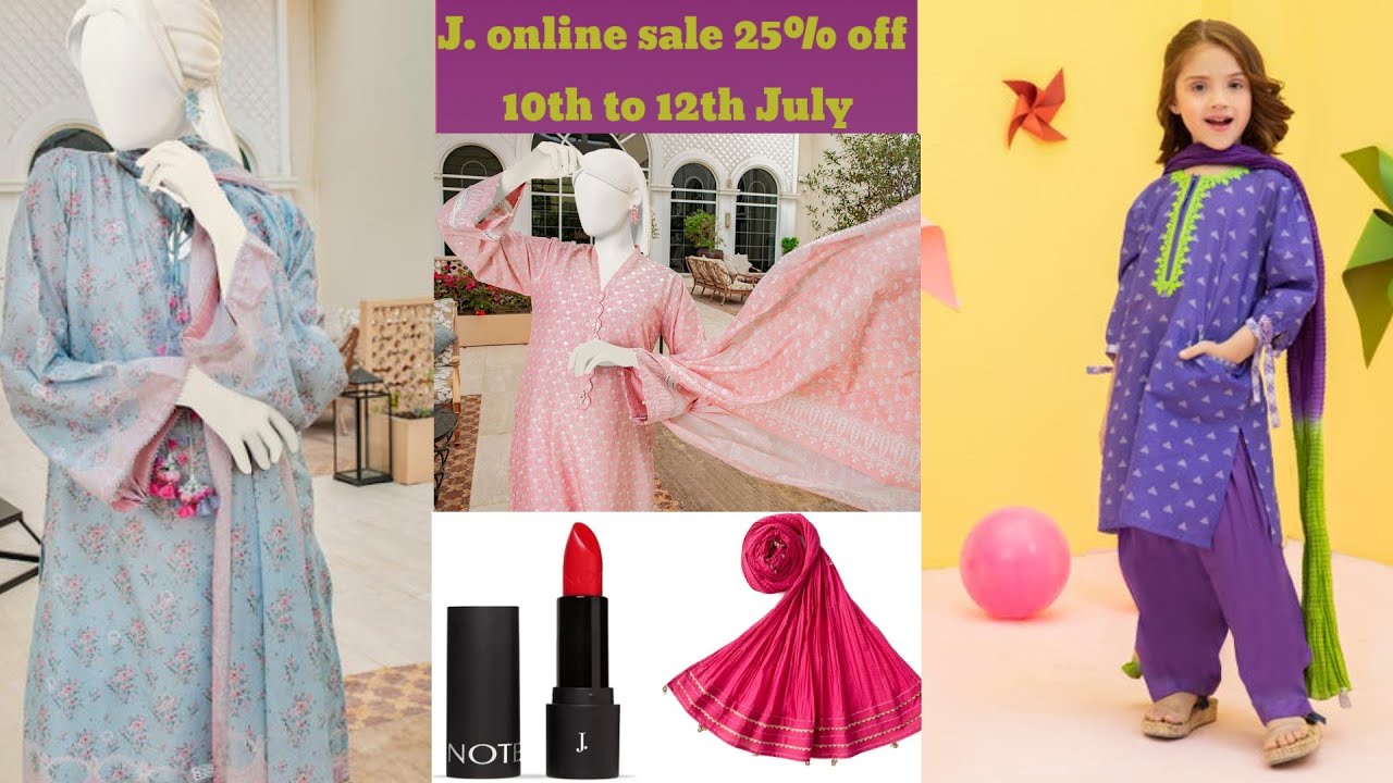 J dot Eid online sale 10th to 12th July 2022 with prices | J. Eid sale ...