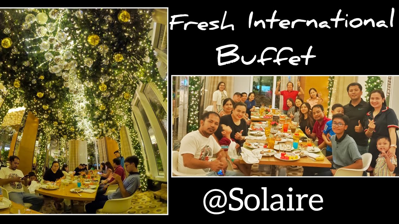 Fresh International Buffet at Solaire - YouTube