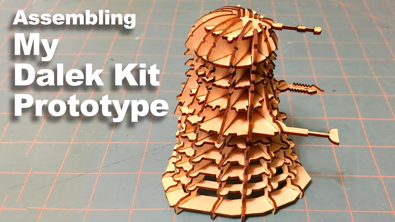 Assembling my home designed DALEK Kit - Dr. Who - YouTube