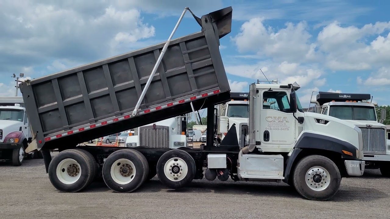 LOT 308 Caterpillar ct660 dump truck - YouTube