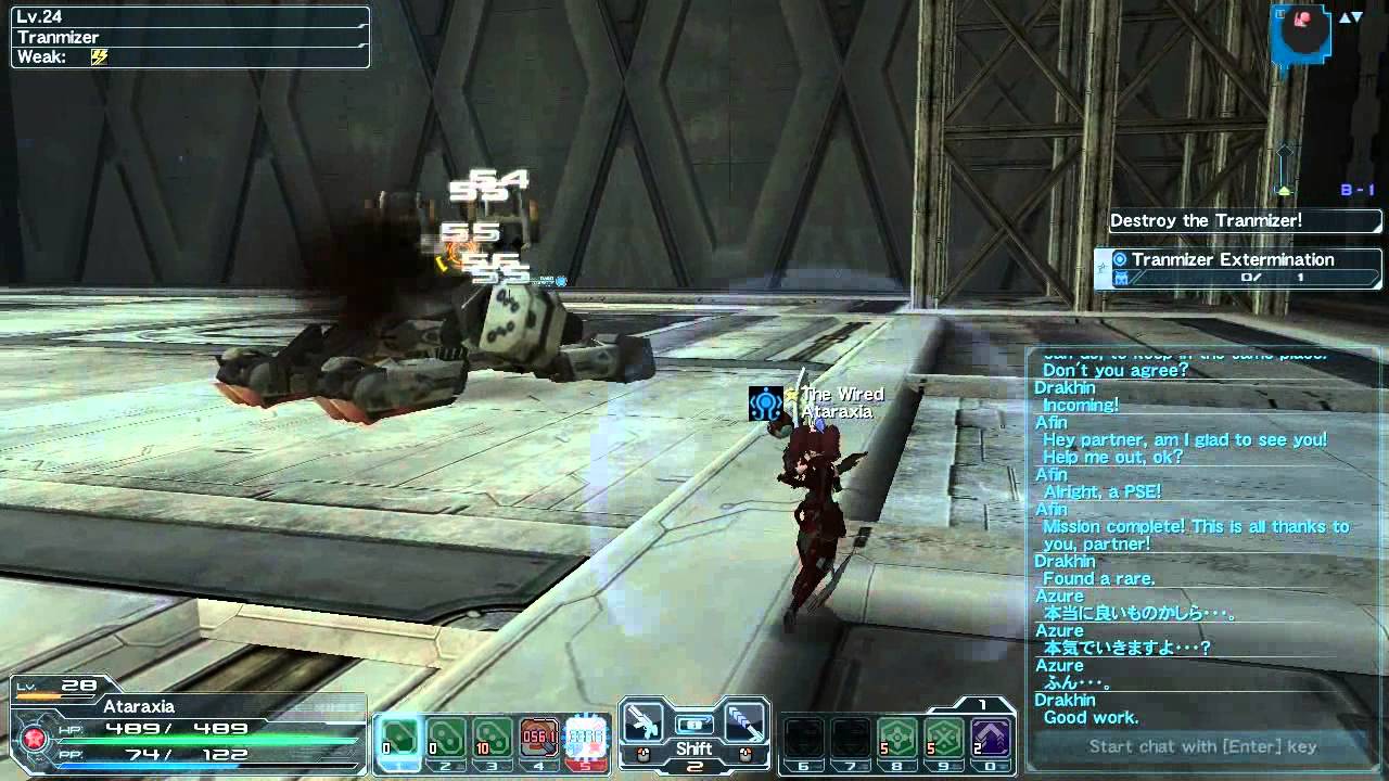 【PSO2】【Gameplay】Tranmizer - Normal (Video Record/Rendering Test) - YouTube