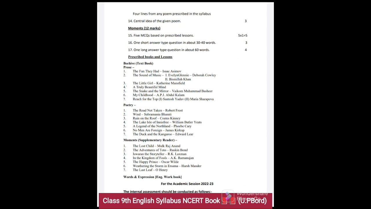 Class 9th Syllabus NCERT Book📕 - YouTube