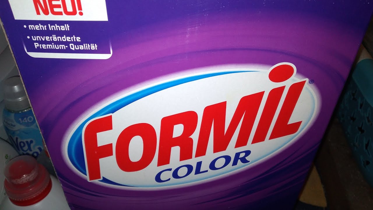 Formil color waschpulver - spezielle video für meine wäsche community ...