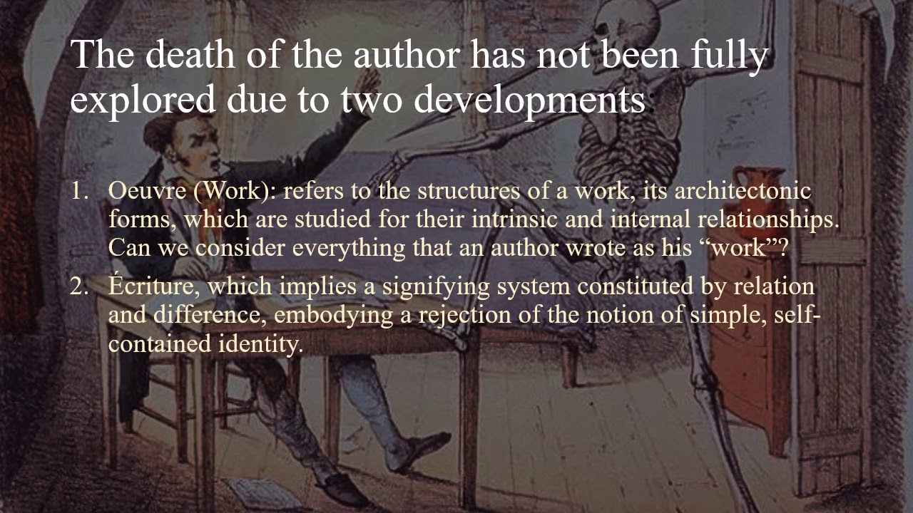 What is an Author (MA English S3 Literary Theory 2) - YouTube